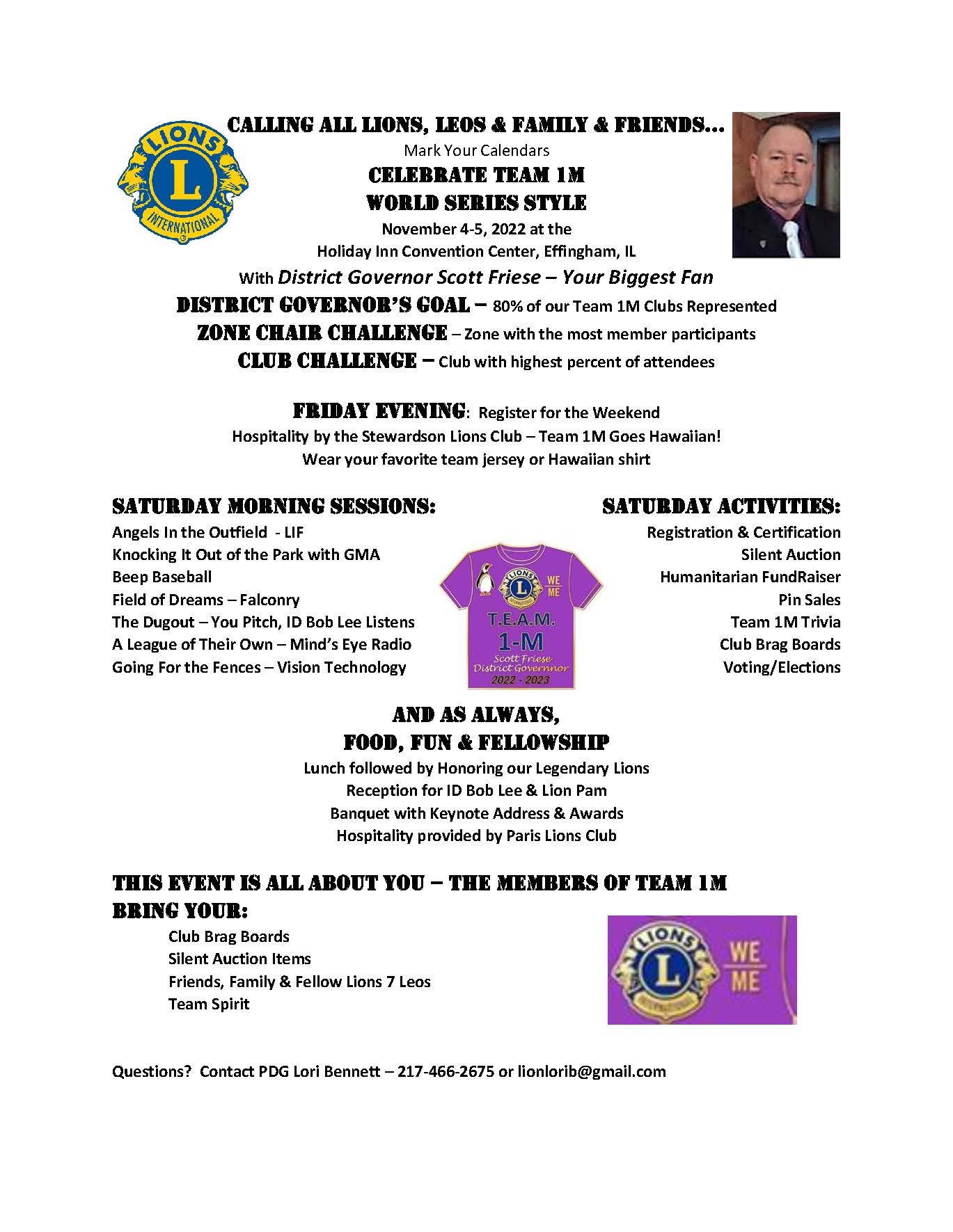 EVENTS – SPRINGFIELD NOON LIONS CLUB