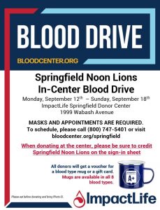 SPRINGFIELD NOON LIONS CLUB